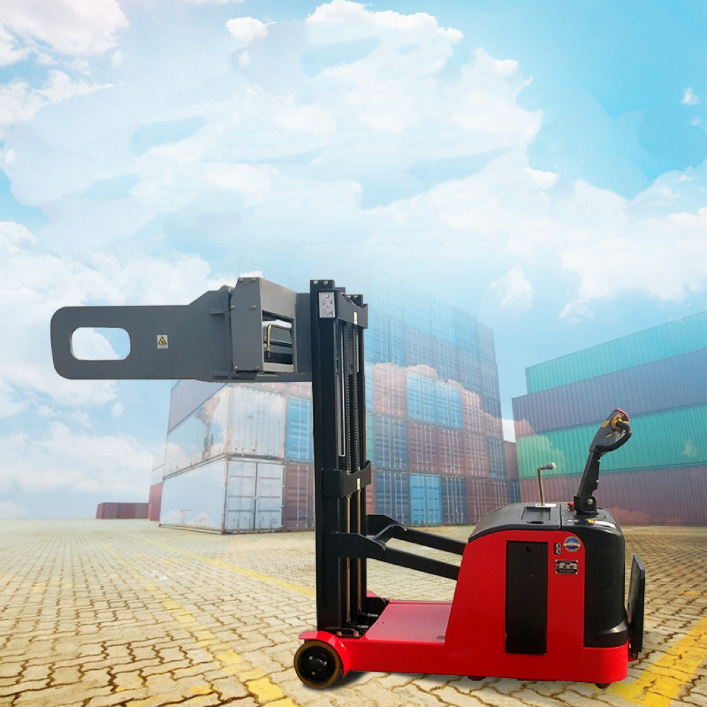 500kg load capacity electric clamp stacker with bale clamp - Buy 500kg ...